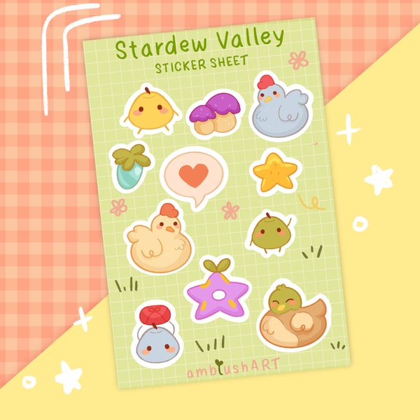Stardew Valley Stickers - Etsy