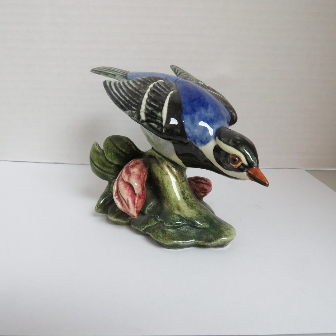 Stangl Pottery Bird Black Poll Warbler #3810 - Etsy