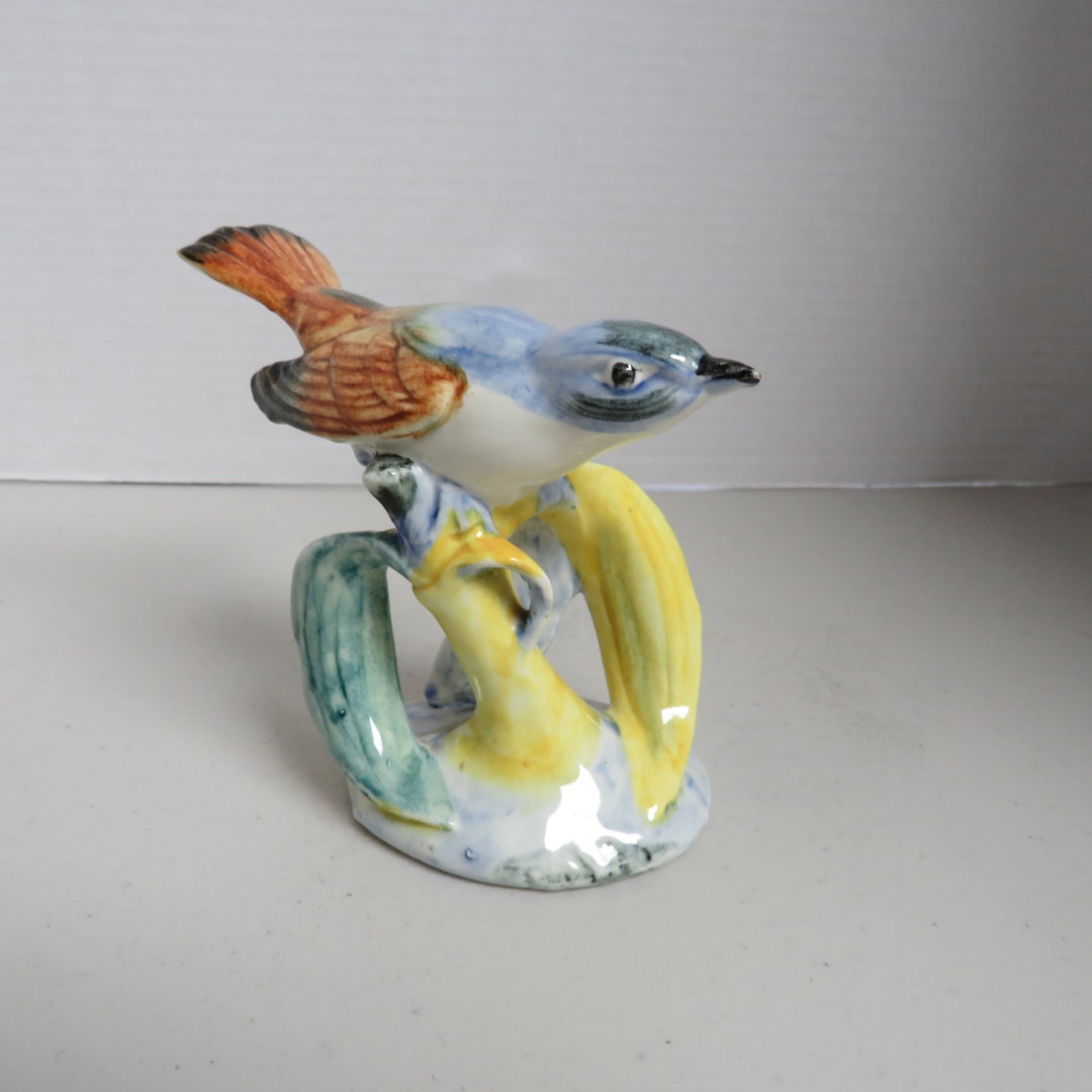 Stangl Pottery Bird Blue Headed Vireo #3448 - Etsy