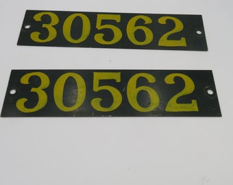 Locomotive Number Board - Etsy