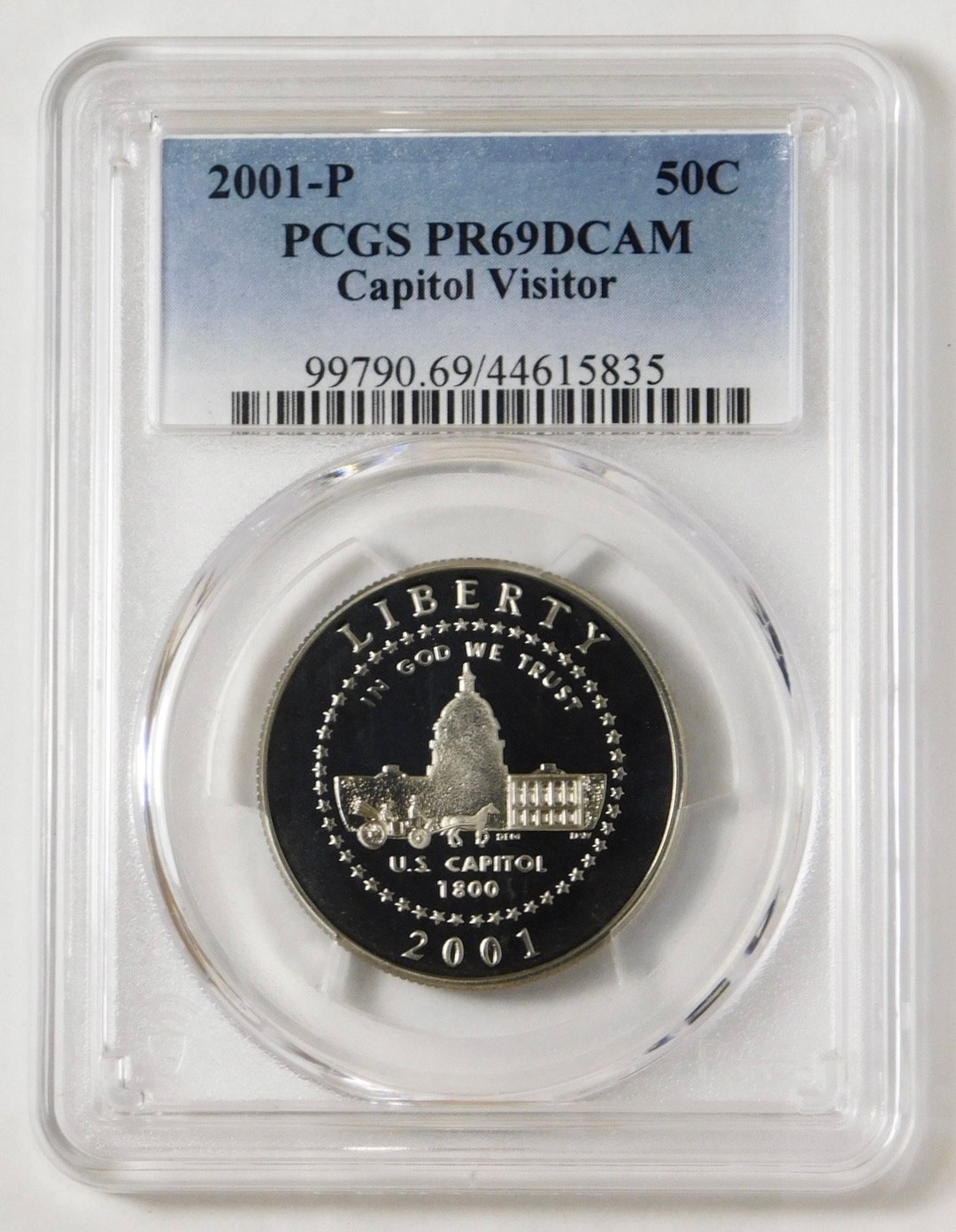 2001 P Commemorative capitol Half Dollar Gem Proof - Etsy
