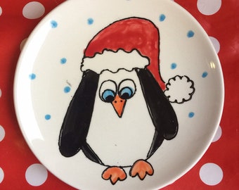 Penguin Plate | Etsy