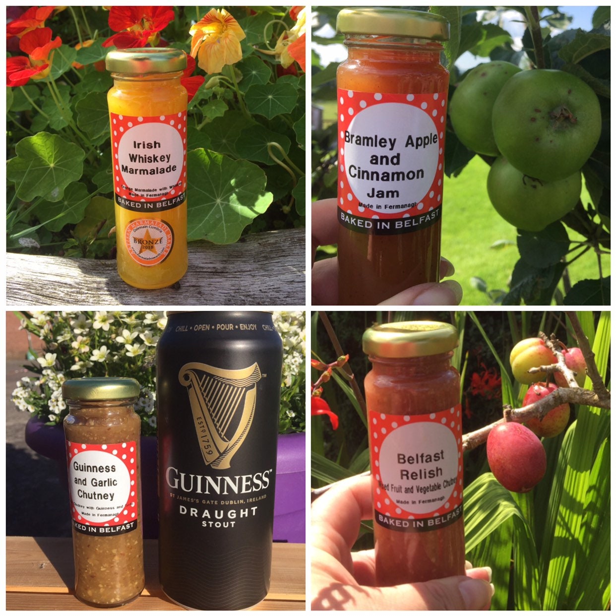 Irish 4 Jar Hamper. Luxury Homemade Jam and Chutney with | Etsy