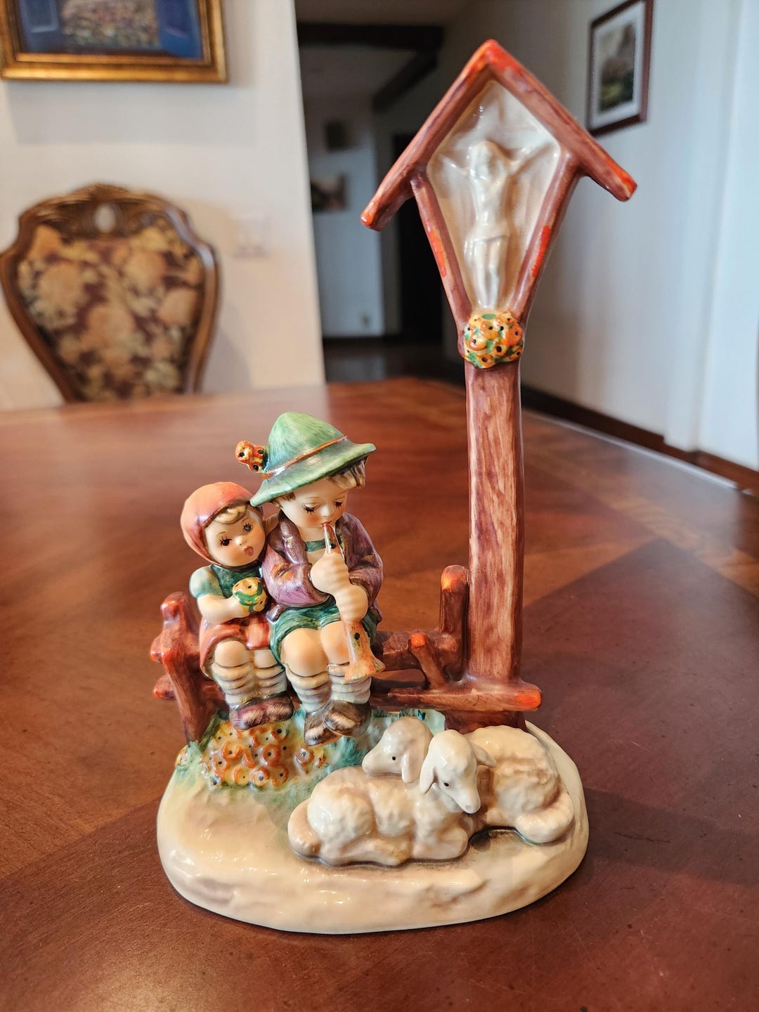 Vintage Goebel Hummel "wayside Devotion" Religious Figurine 28/11 1970s ...