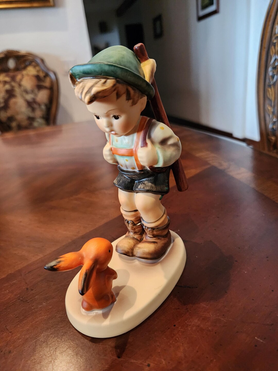 Vintage Goebel MJ Hummel Sensitive Hunter Figurine Boy With Rifle and ...