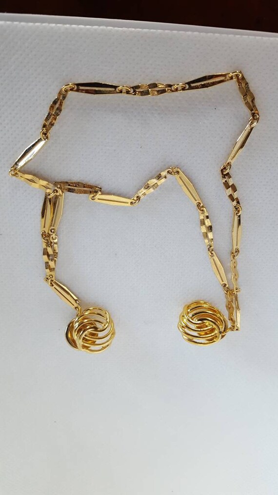 Vintage gold tone sweater - Gem