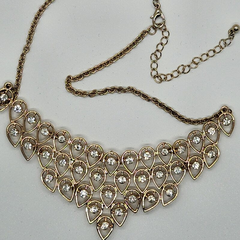 Gold Bib Necklace - Etsy