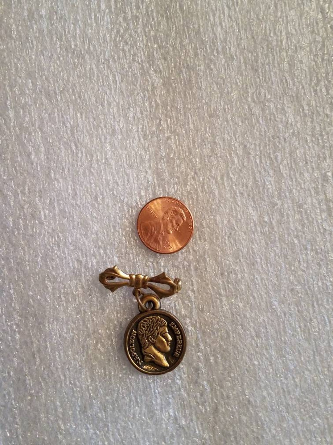 Napoleon Bonaparte Emperor Empereur Military Leader Gold Tone Brooch ...