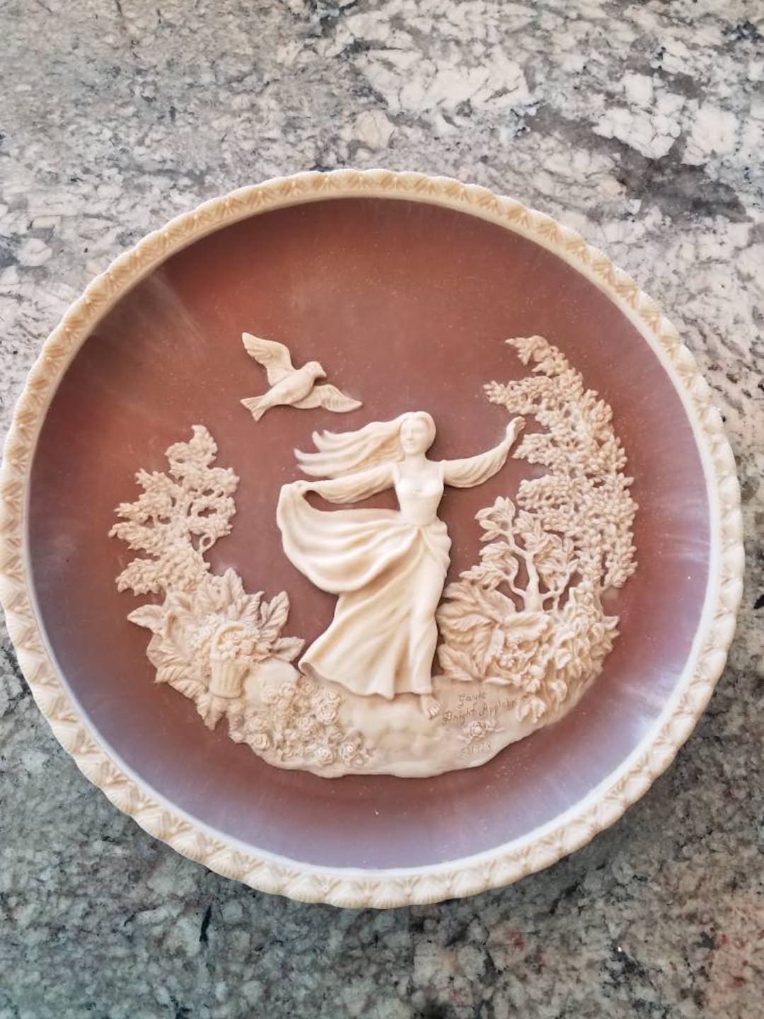Romantic Poets Collection to A Skylark Sculptured Incolay Stone Cameo ...