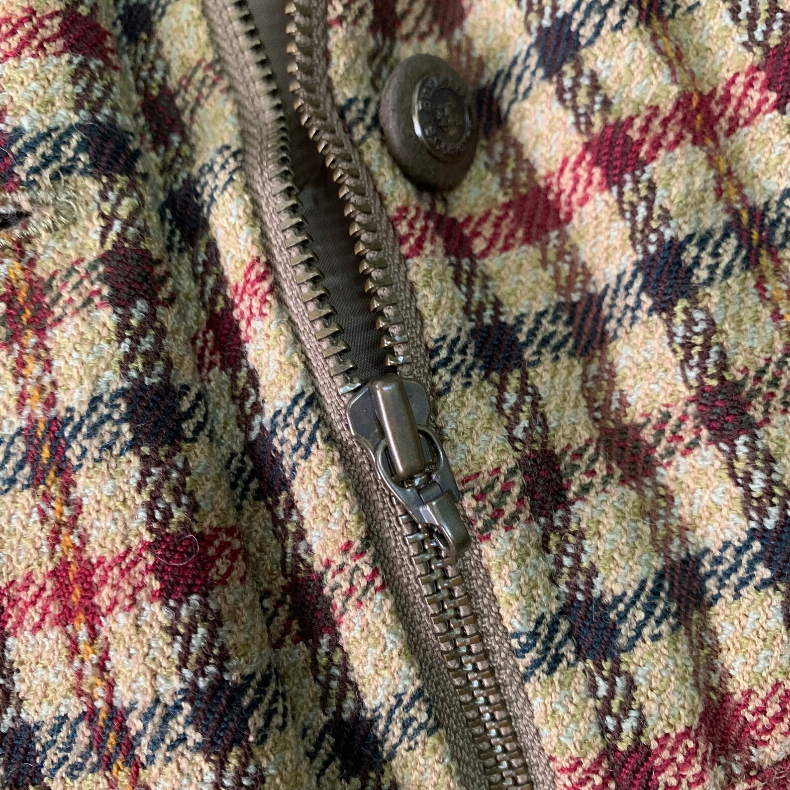 Vtg Burberrys Checkered Like Wool Jacket - Etsy