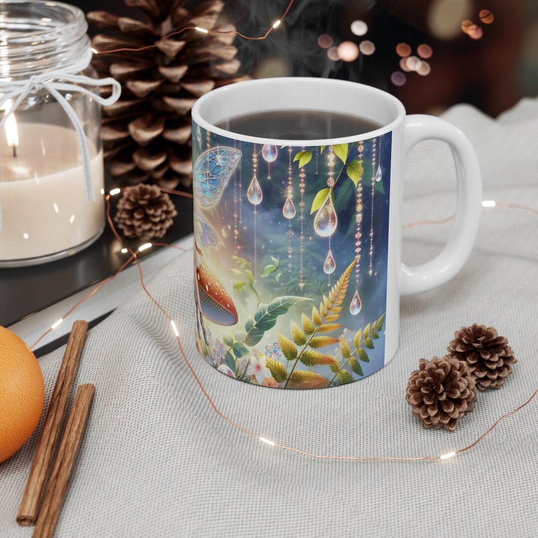 Fairy Fantasy Mug, Enchanted Forest Mug, Magical Creatures Mug ...
