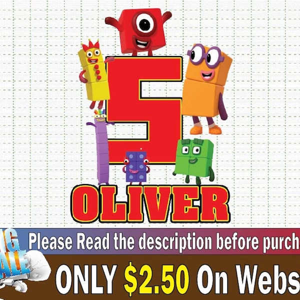 Numberblocks Svg - Etsy Australia