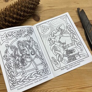 Elder Futhark Colouring Books - Etsy