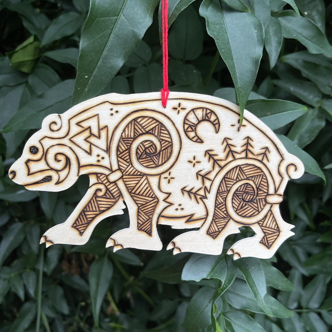 Set of 4 Sacred Animals Yule Decorations - Etsy