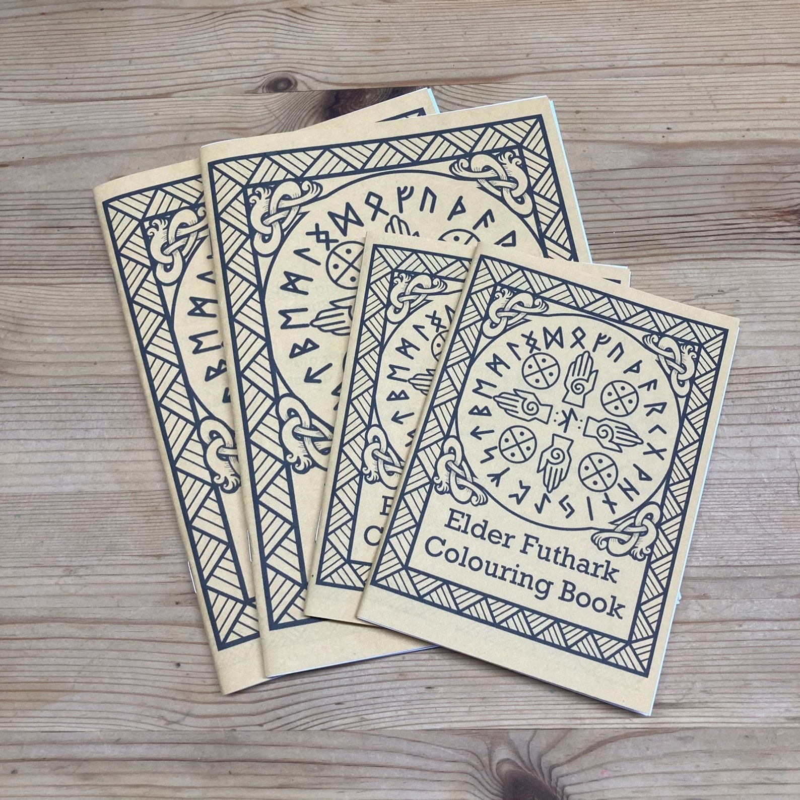 Elder Futhark Colouring Books - Etsy