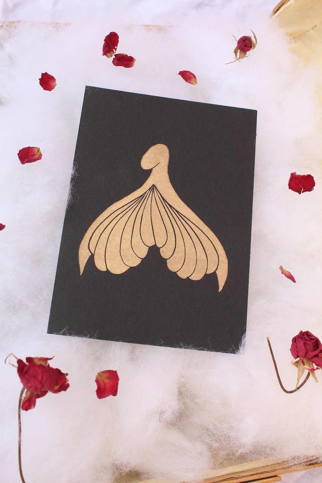 Seashell Linocut Feminist Poster Hand Print Wall Decor - Etsy