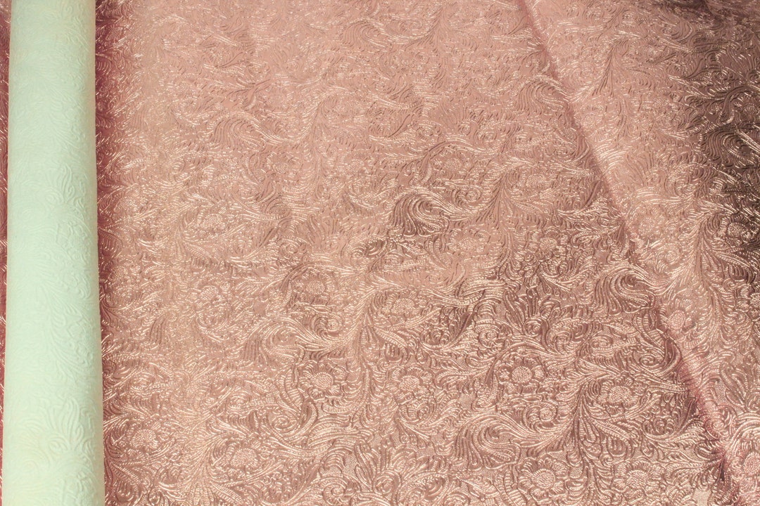 SHIMMER ROSE GOLD Leather Sheets /metallic Rose Gold Embossed Leather ...