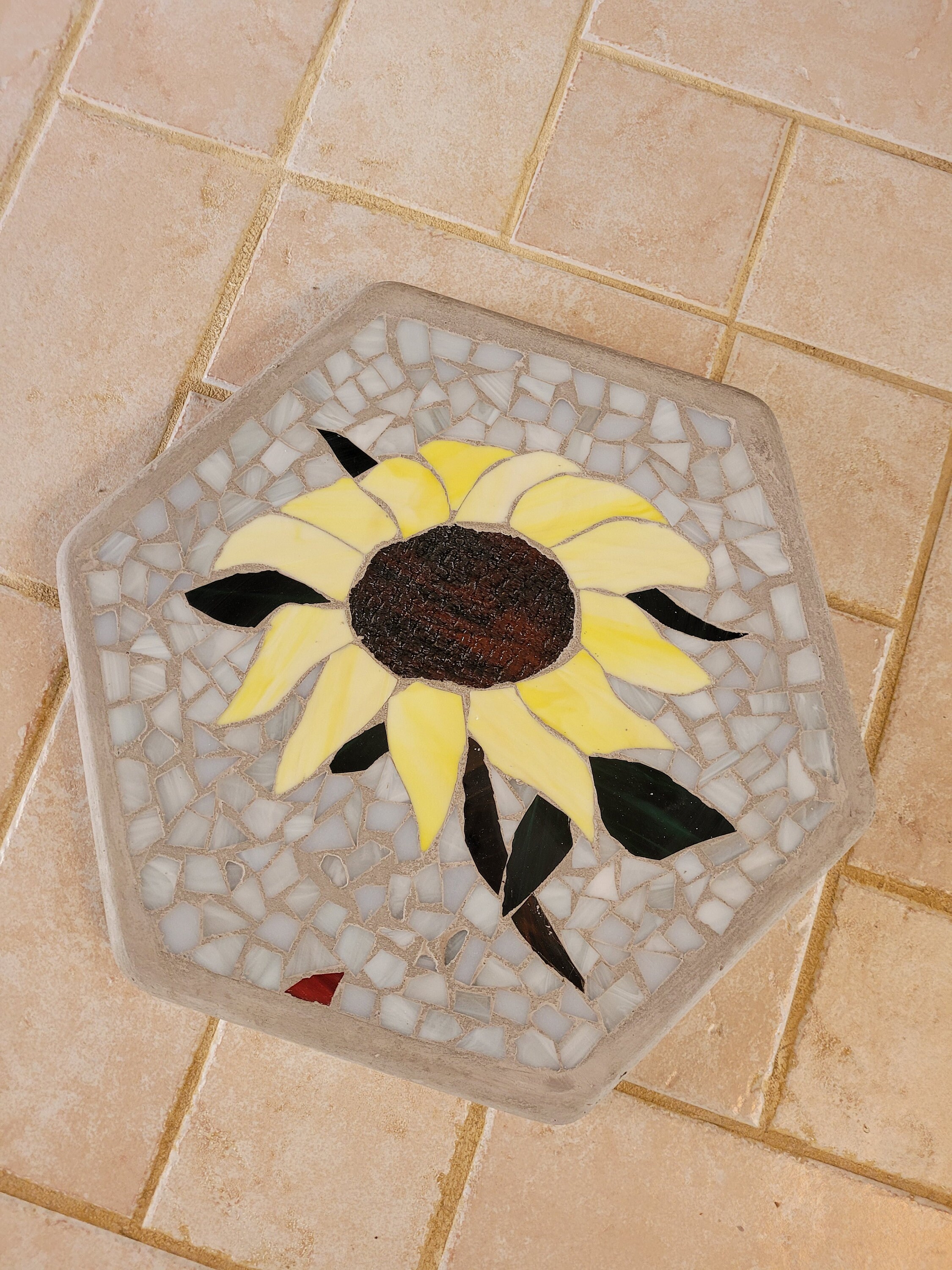 Mosaic Tile Stepping Stone Templates