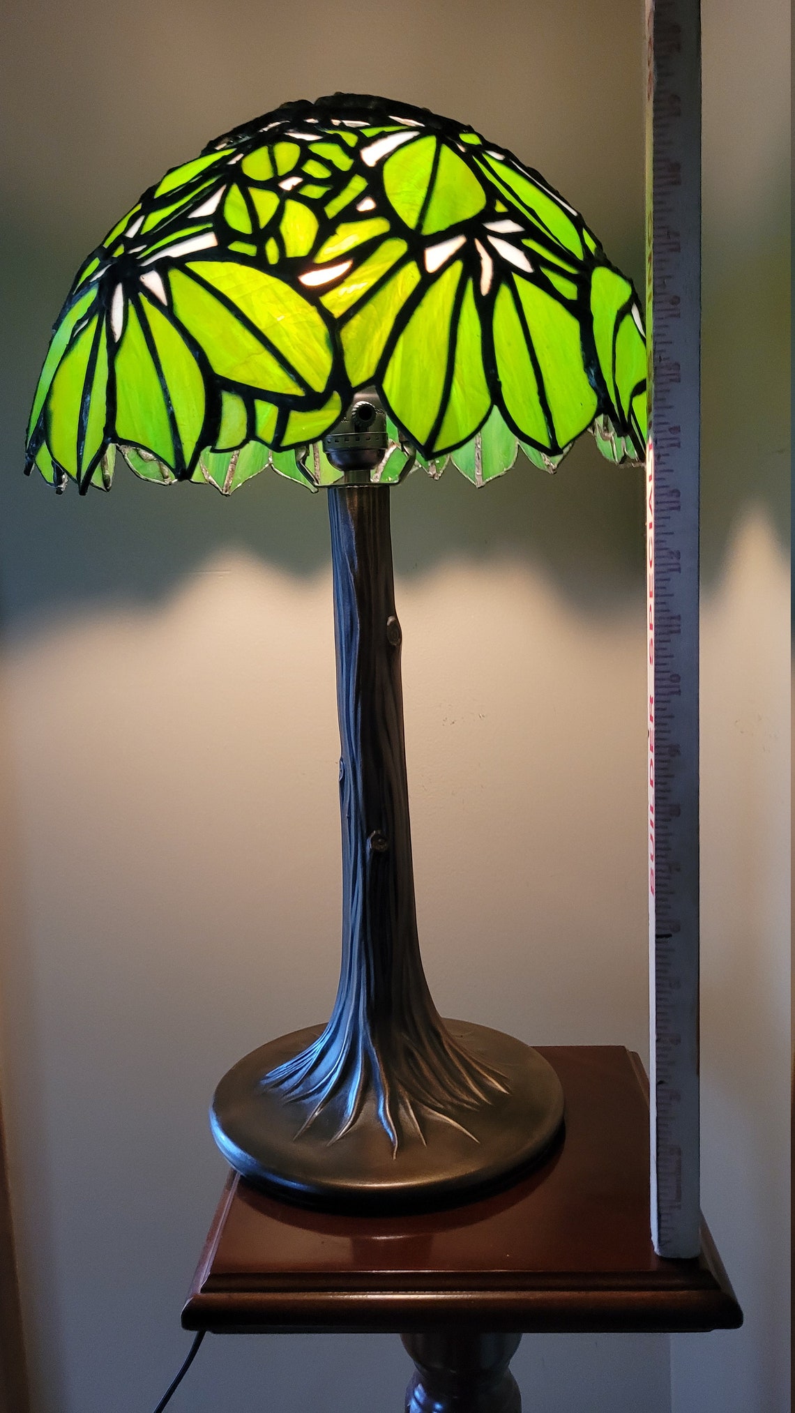 Stained Glass Lamp Chestnut - Etsy
