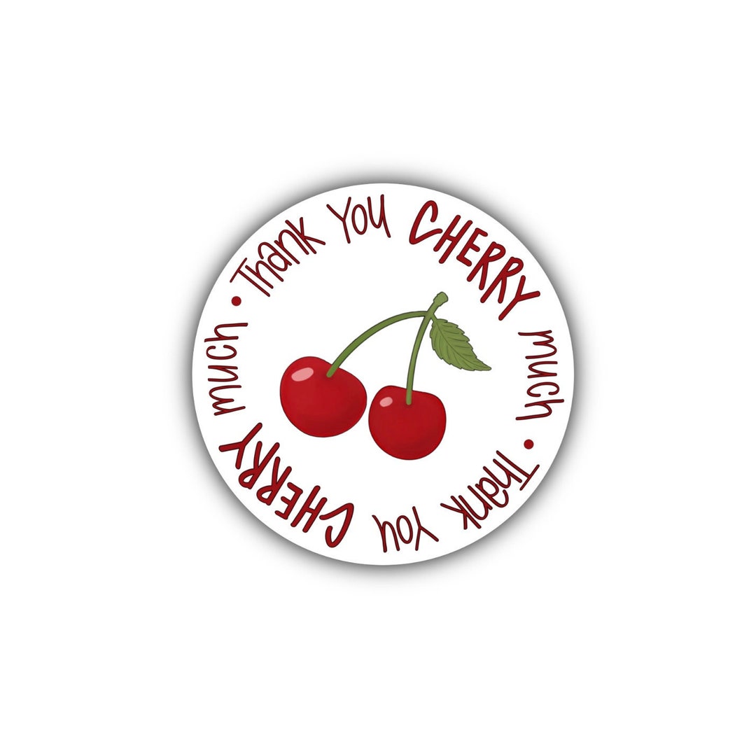 Digital Download Thank You Cherry Much, Thank You Cherry Much, Cherry ...