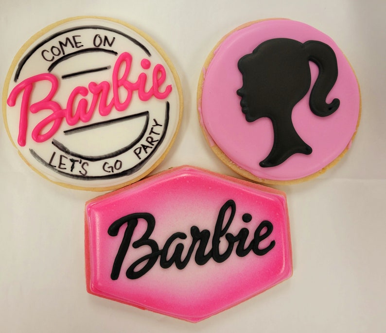 Barbie Decorated Sugar Cookies 1 Dozen - Etsy