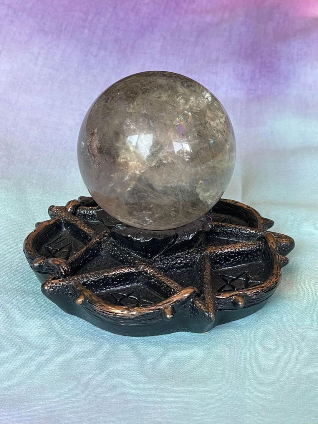 Pentacle Sphere Stand, Crystal Sphere Stand, Sphere Stand, Pentacle ...