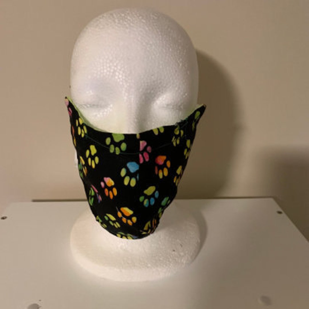 Paw Print Mask - Etsy