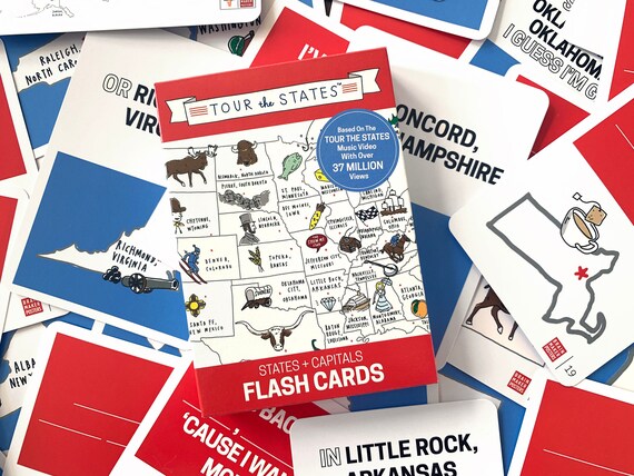 States And Capitals Printable Flash Cards Pocket Flash Cards States