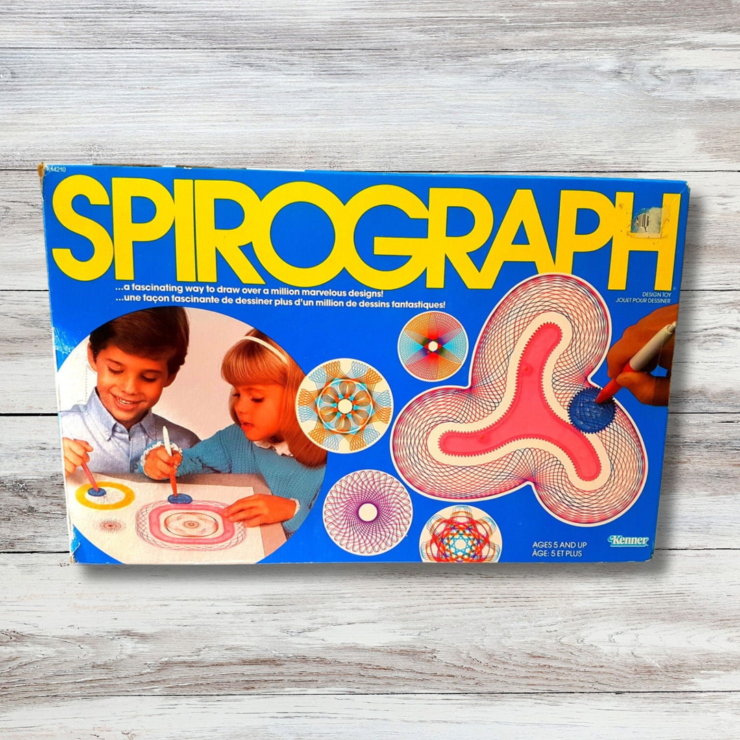 Vintage 1986 Kenner Spirograph Toy COMPLETE - Etsy
