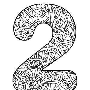 Fun With Numbers Coloring Book Elearning Education Pages Color - Etsy