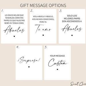 Spanish Pregnancy Announcement / Hola Abuelitos Pregnancy - Etsy