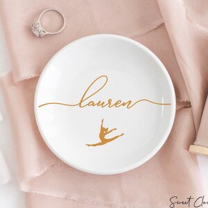 Dance Jewelry Dish Personalized Trinket Dish / Dance Teacher Gifts ...