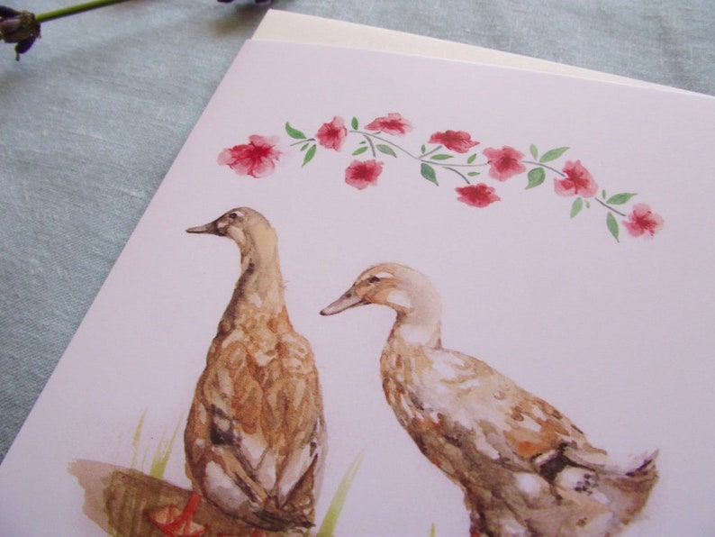 Duck Greetings Card Design - Etsy