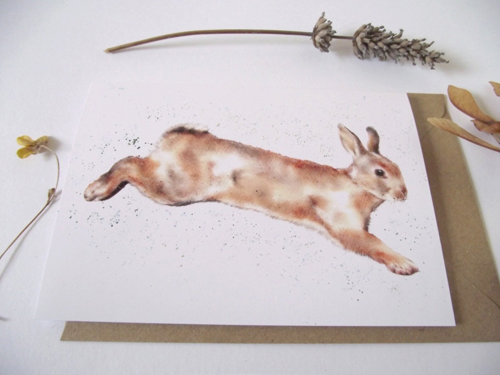 Easter Bunny Rabbit Card - Etsy