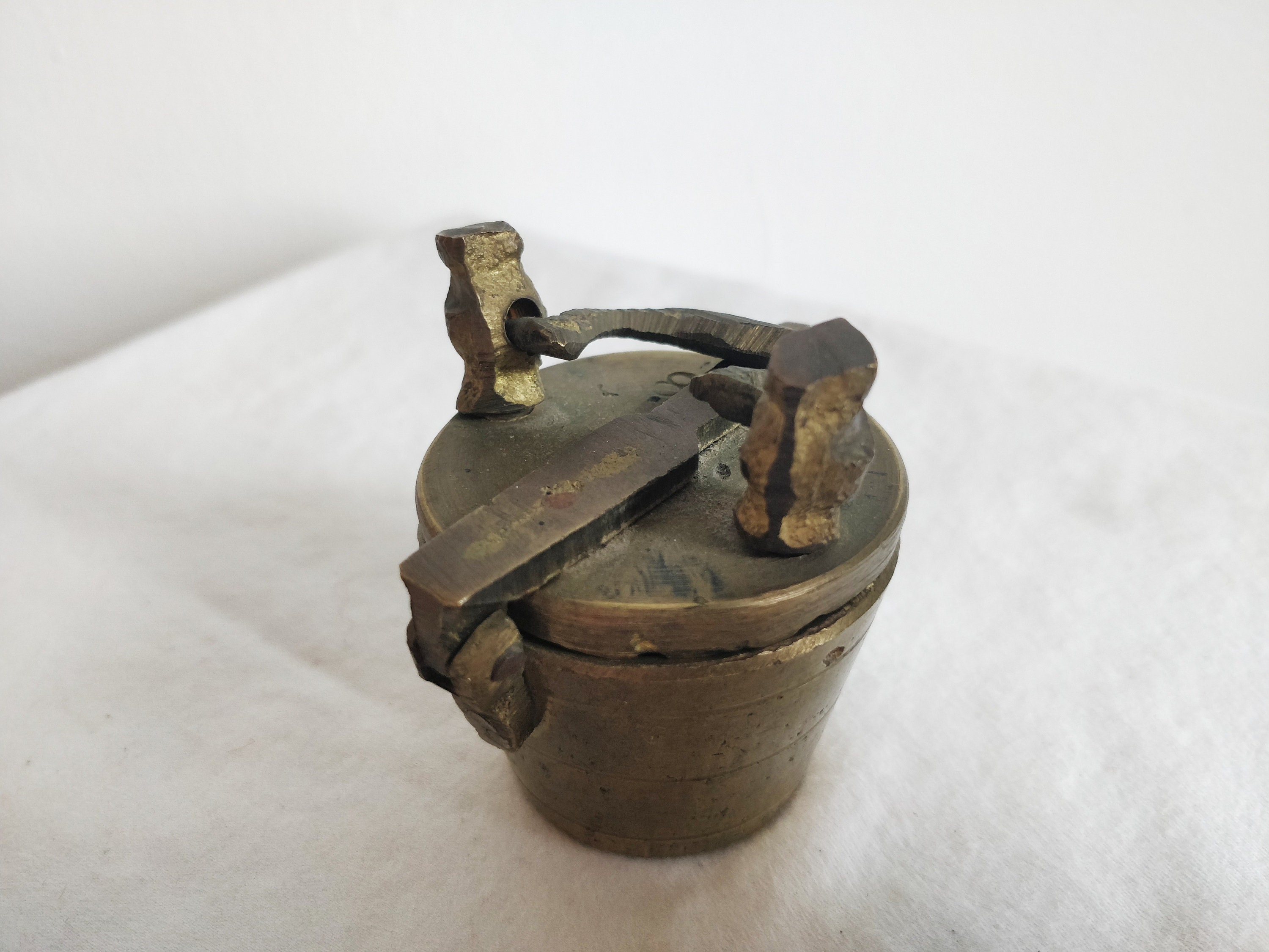 SCALE | Antique Brass Apothecary Nested Weights - Etsy