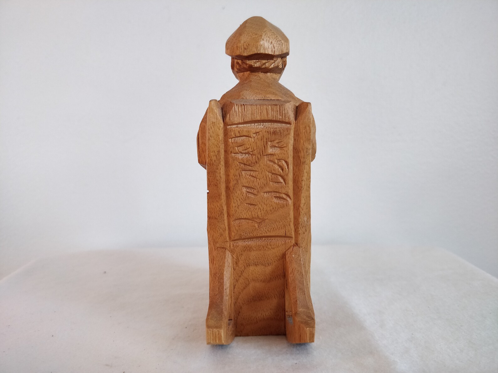 FOLK ART | Vintage Wood Carving of Old Man - Etsy