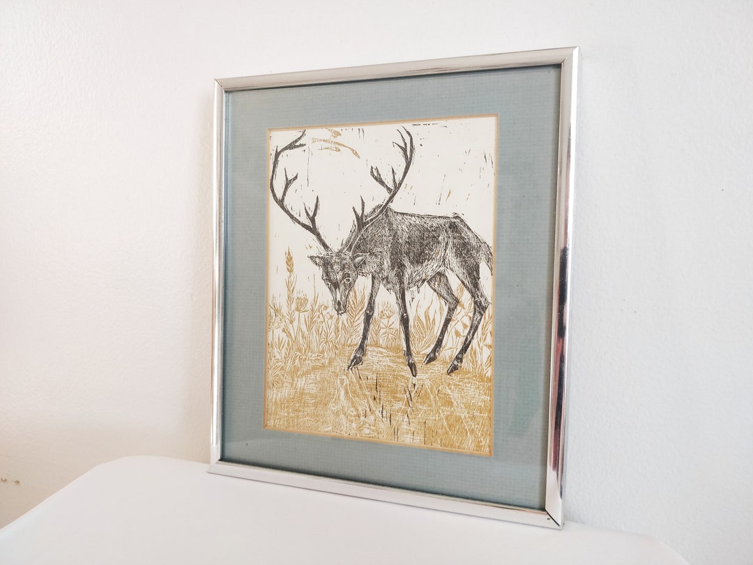 FABLE | Framed Woodcut Print of Aesop Fable - Etsy