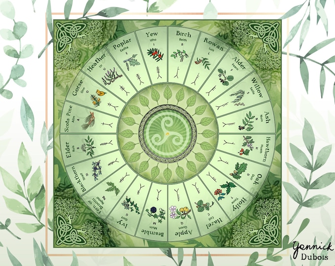 CELTIC Birth Trees - the Druid Zodiac | Instant Digital Download ...
