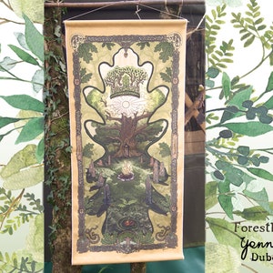 Oak Tree, Tree Wisdom Banner Wall-hanging, 100 X 50 Cm, Eco-friendly ...