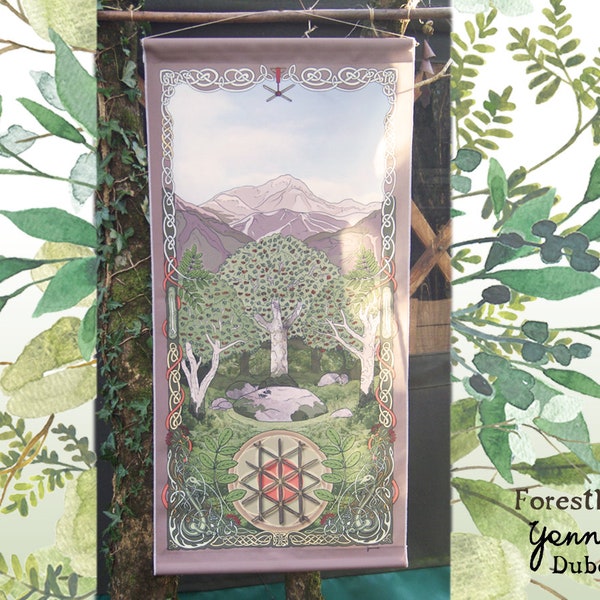 Fabric for Tree of Wisdom - Etsy