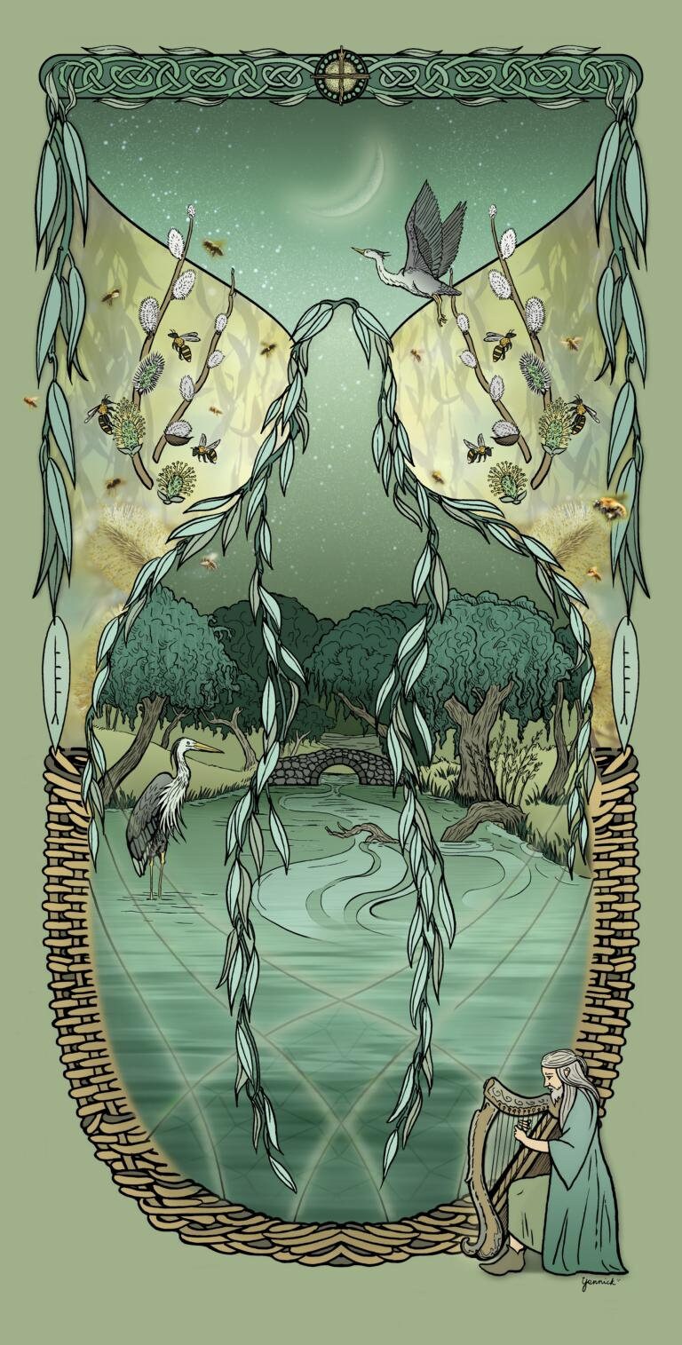 Willow Tree Tree Wisdom Banner Wall-hanging 100 X 50 Cm - Etsy
