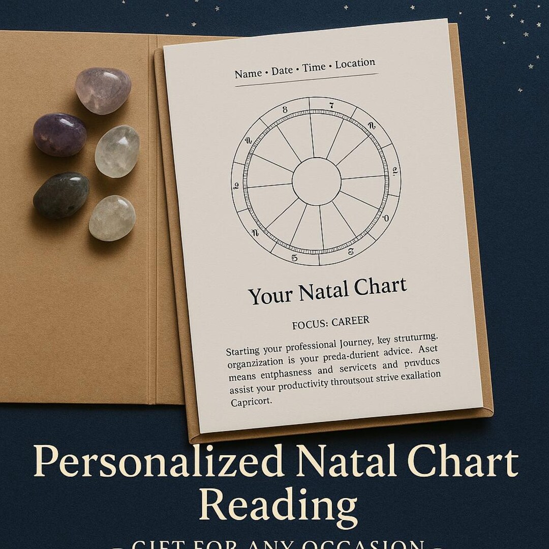 Natal Chart Personalized Reading - Etsy