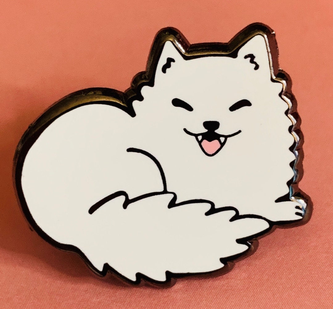 Samoyed Yuuki Hard Enamel Pin - Etsy