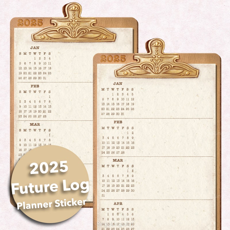 Future Log Stickers - Etsy