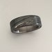 Damascus Steel Ring With Titanium Inner - Etsy