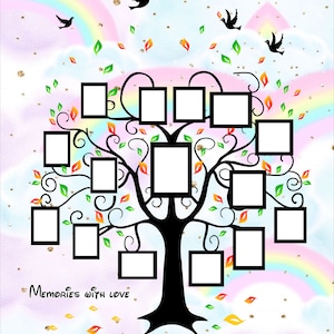 Digital Family Tree Design Ready to Print or Cut Into Cut Vinyl - Etsy