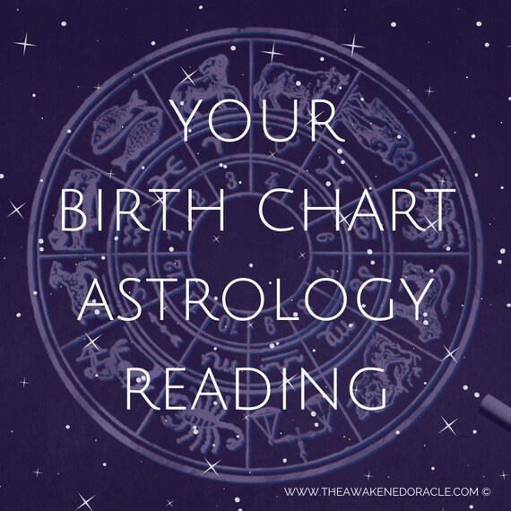 Birth Chart Reading Astrology Reading Full Natal Chart Reading | Etsy