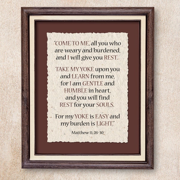 Come to Me All Who - Etsy