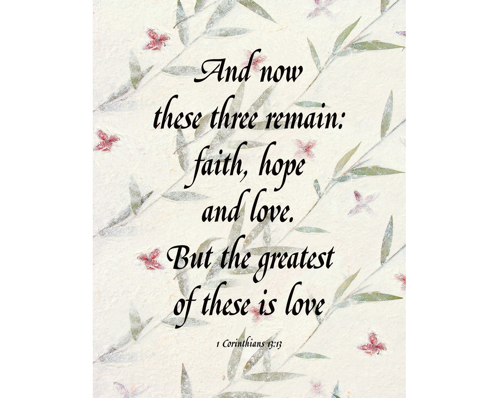 1 Corinthians 13:13 Scripture Verse Bible Verse Digital - Etsy