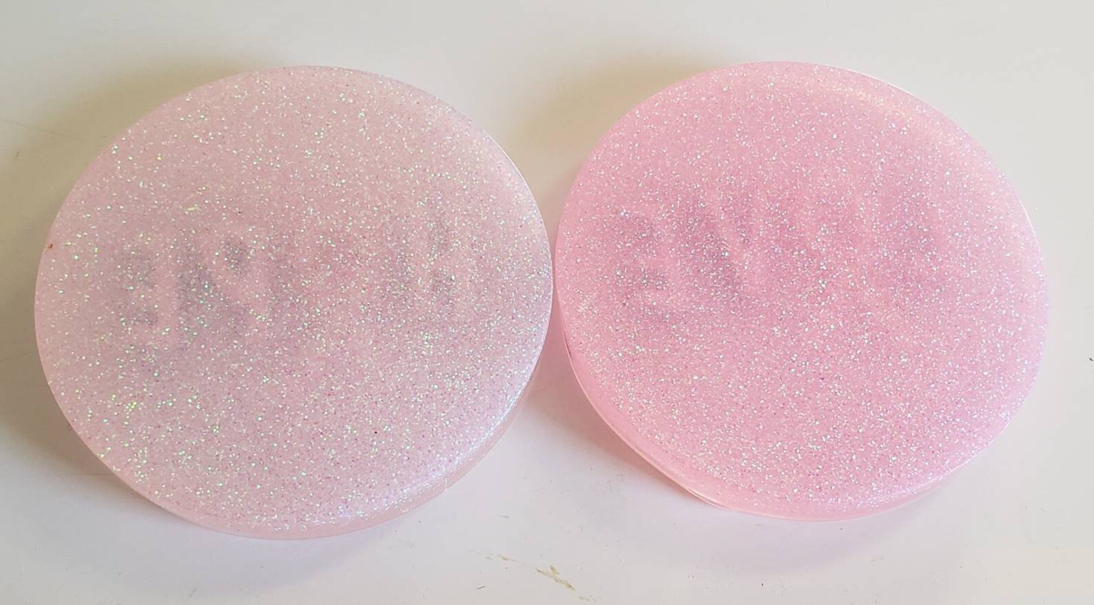 Breast Cancer Awarness Resin Coasters. - Etsy